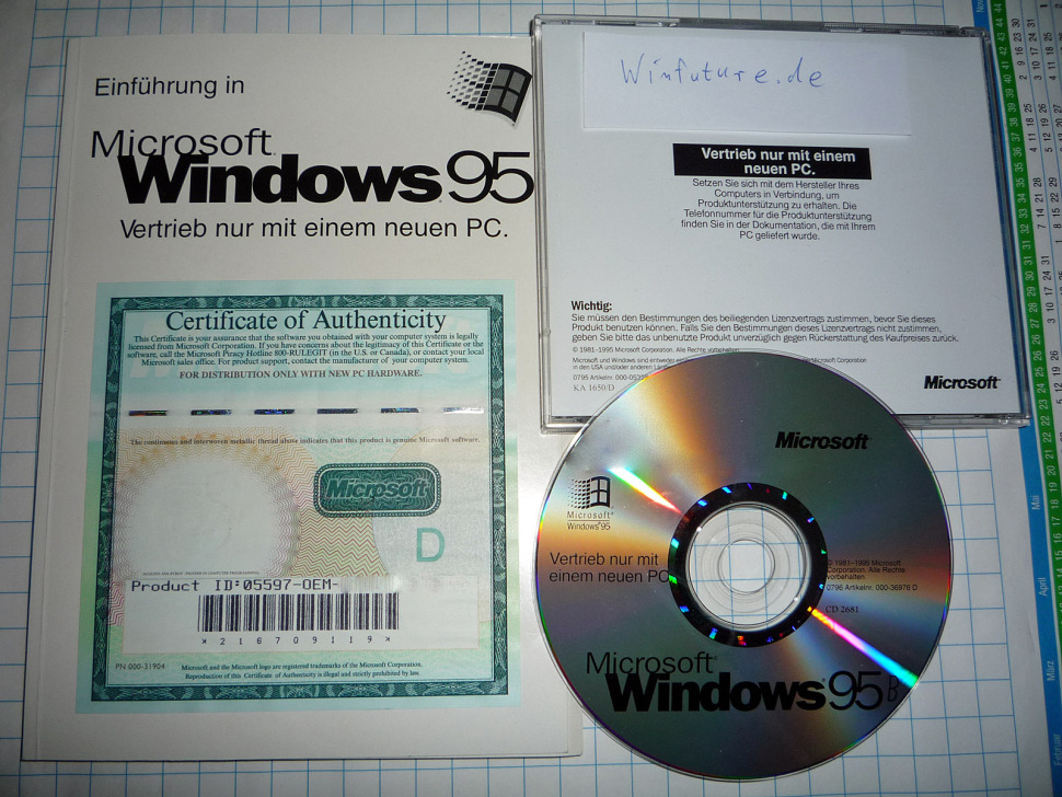 Windows 95 - Bild von Polygnotus - WinFuture.de