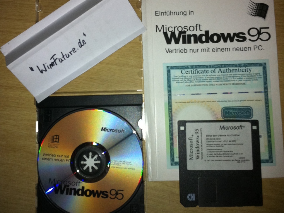Windows 95 - Bild von h-a-n-n-e-s - WinFuture.de